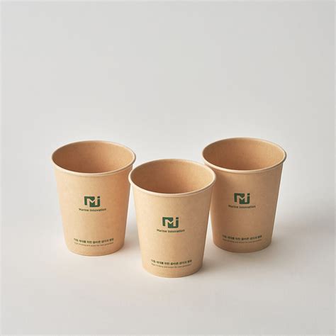 친환경 생분해 대나무 Pla 종이컵 6온스 180ml 100개