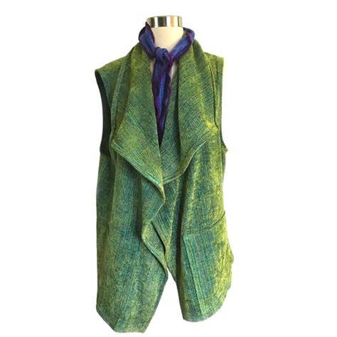 Vineyard Green Flutter Vest The Oregon Weaver