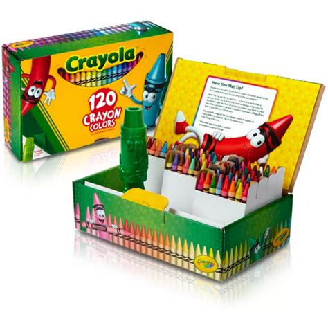Crayola 120 Count Crayon Box The Toy Store