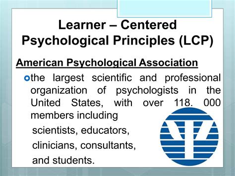 Learner Centered Psychological Principles Lcp Pptx
