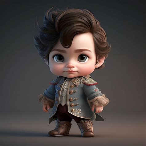 Un Personaje De Dibujos Animados Que Está Vestido Con Un Abrigo Azul Y