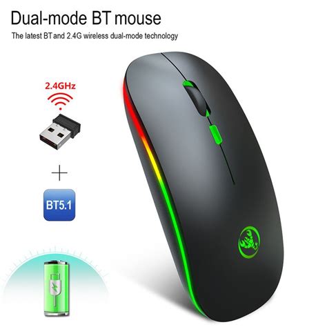 T18 Dual Mode Rechargeable Mouse Pcgetz