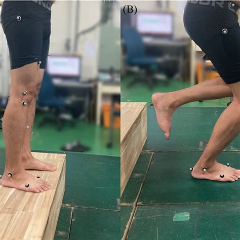Experimental Setup For Drop Single Leg Landing Test A Initial