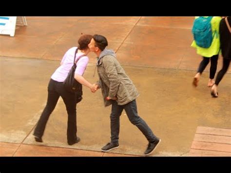 Greeting People With A Kiss Original Youtube