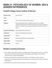 Exploring Gender Differences Psychology Of Women S Sexuality Course Hero
