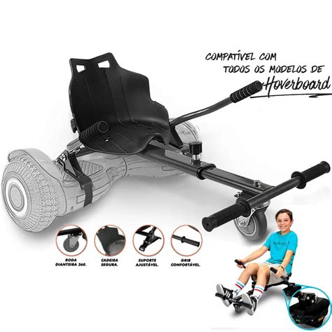 Hoverkart Carrinho Rolimã Universal Hoverboard Resistente Ydtech