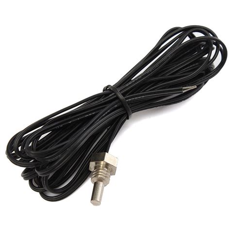 2m Ntc 10k Temp Sensor Probe Extension Cable Wire For Temperature