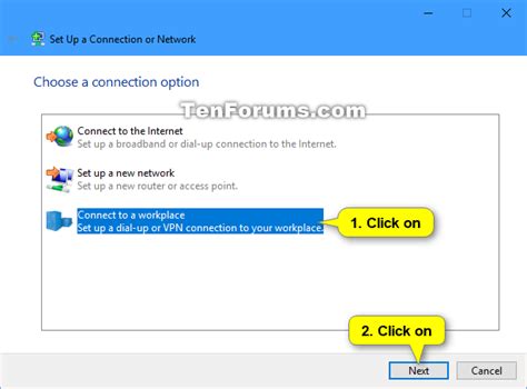 Set Up And Add A Vpn Connection In Windows 10 Tutorials