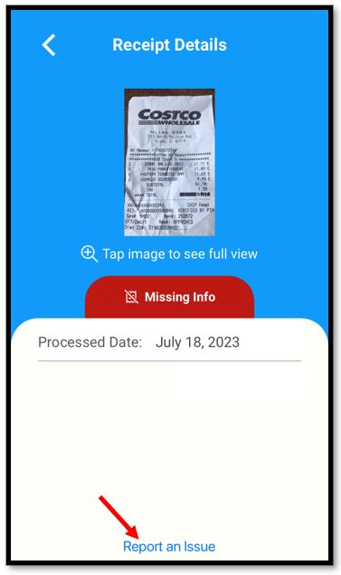 How Do I Use Report An Issue For Invalid Receipts Coinout