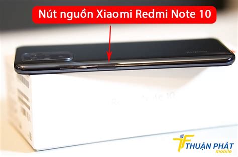 Thay nút nguồn Xiaomi Redmi Note 10 chính hãng giá siêu rẻ