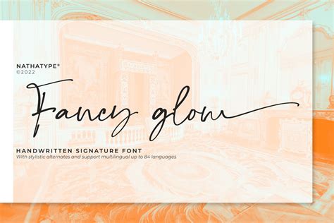 Fancy Glow Script Font Behance