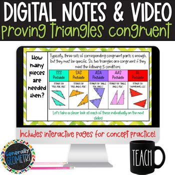 Proving Triangles Congruent Digital Notes And Video Google Drive