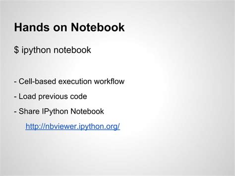 Introduction To Ipython And Notebook Pdf