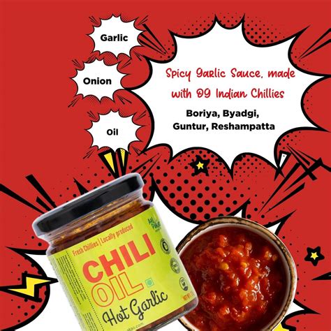 Buy Hot Garlic Sauce Chili Oil Online Aaj Pakao
