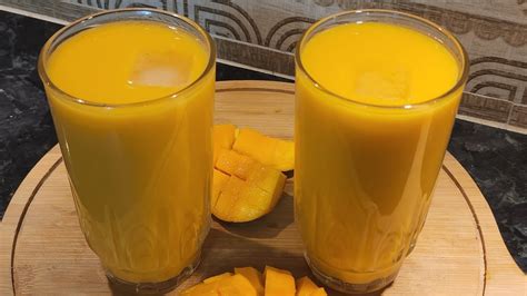 মাত্র দুই মিনিটে তৈরি আমের লাচ্ছি Mango Lassi Recipe Mango Drink