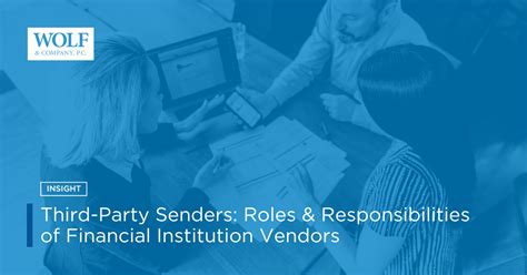 Third Party Senders Roles Responsibilities Of Financial Institution