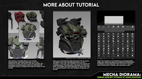 Mecha Diorama Zbrush Concept Tutorial By Jonas Roscinas Zbrushcentral