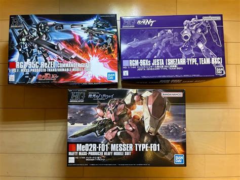 Yahooオークション 未組立 プレバン限定hguc ジェス タシェザール隊