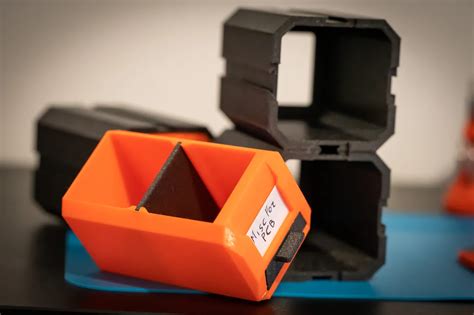 Stackable Drawers For Electronics Components And Small Parts By