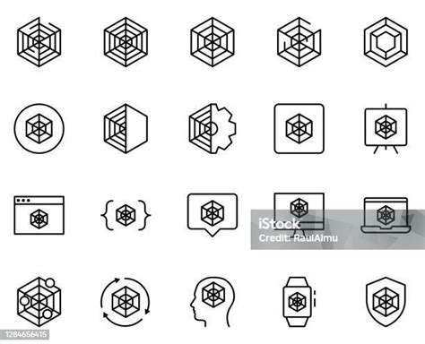 網路線圖示向量圖形及更多互聯網圖片 互聯網 可使用的 圖標集 Istock
