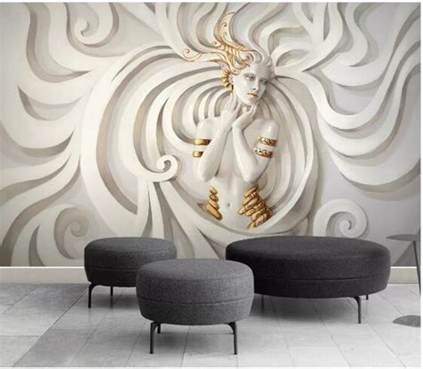 3D Relife Women Wallpaper Sexy 3D Beauty Women Wall Murals For Living