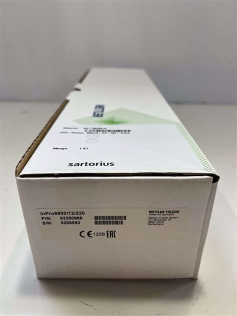 Mettler Toledo Dissolved Oxygen Sensor 52200966 Banebio