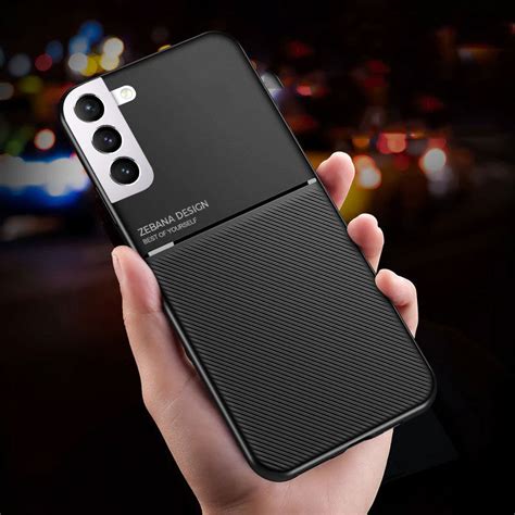 Samsung Galaxy S23 Kılıf Siyah Zebana Design Silikon Kılıf