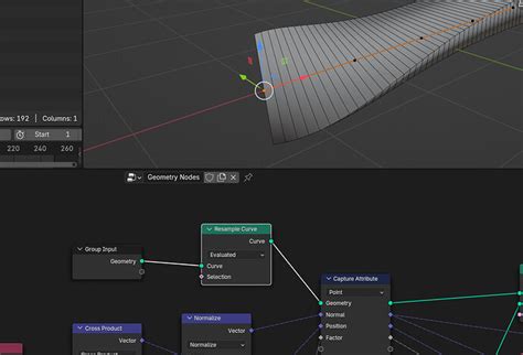 How To Scale Profile Curve Along Specific Axis With Geo Nodes