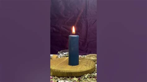 Синя воскова свічка Циліндр 3 5х10 см Youtube