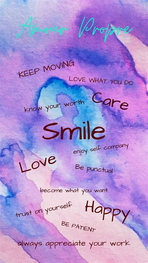 Amour Propre Self Love Quote Wallpaper Self Love Quotes Love Quotes