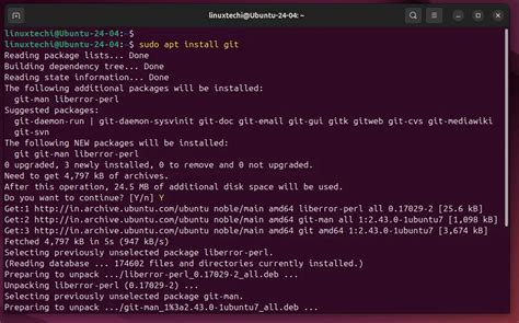 How To Install Git On Ubuntu 24 04