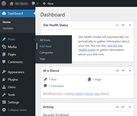 creating a post in wordpress using the gutenberg editor