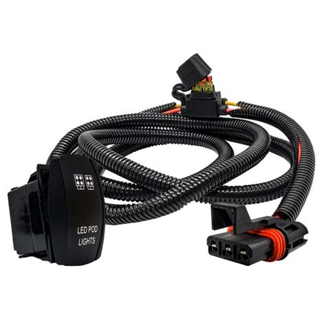 35 Ft Bumper Light Bar Wire Harness Plug And Play Pulse Power Busbar