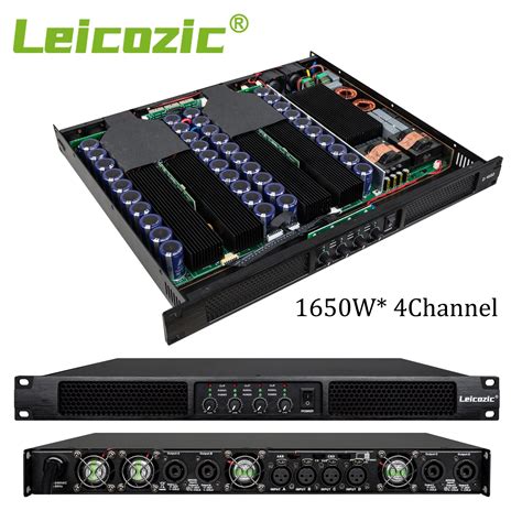 Leicozic-4-Channel-Amplifier-1650W-Each-Channel-Professional-Power-Amps ...