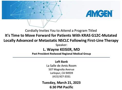 Kras G12 C Mutated Locally Advanced Nsclc Following 1st Line Therapy