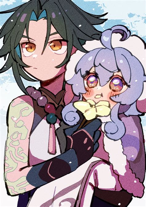 Ganyu And Xiao Genshin Impact Drawn By Nploser Danbooru