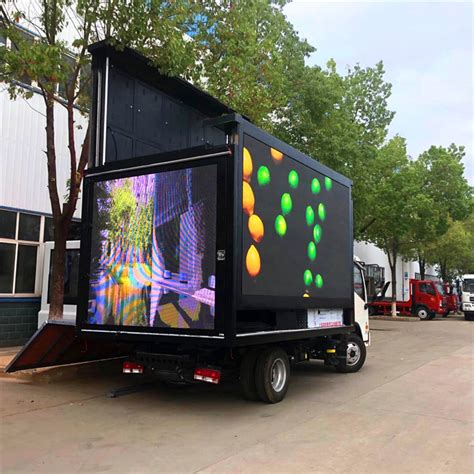 Customized Mobile Digital Mobile Led Display Truck Advertising P Sides
