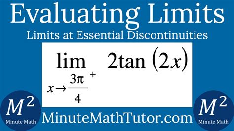 Evaluate Lim X › 3π 4 2tan 2x Youtube