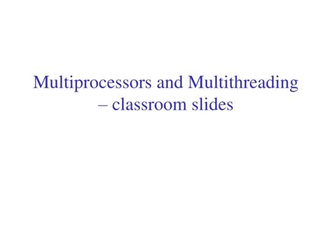 ppt multithreading and synchronization in programming best practices