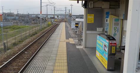 おかてつ 宇野線備中箕島駅の簡易型自動改札機はホーム待合室内