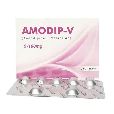 Amodip V 5 160mg 14 Tablets One Health