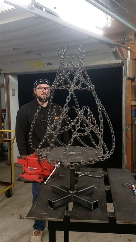 I Welded Chain To Create This Kinetic Sculpture Here Is My 60 Second