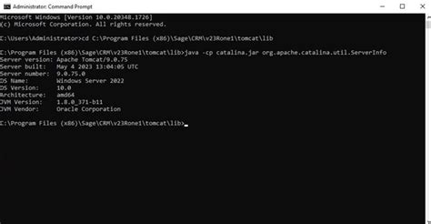 Manually Updating The Tomcat Version Sage Crm Hints Tips And Tricks