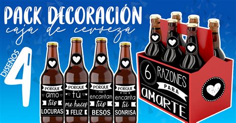 Pack Decoración Cajas De Cervezas Para Regalo Gratis Detalles Para Papá
