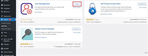 wordpress user management plugin installation and setup guide