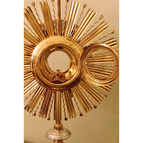 Ostensório Luxo Catedral Santíssimo Sacramento Missa 65cm Sistina