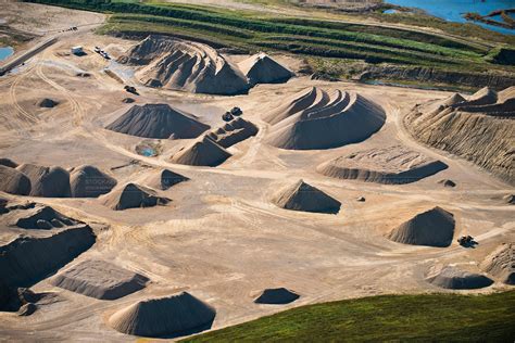 Aerial Photo Gravel Pit Aerial