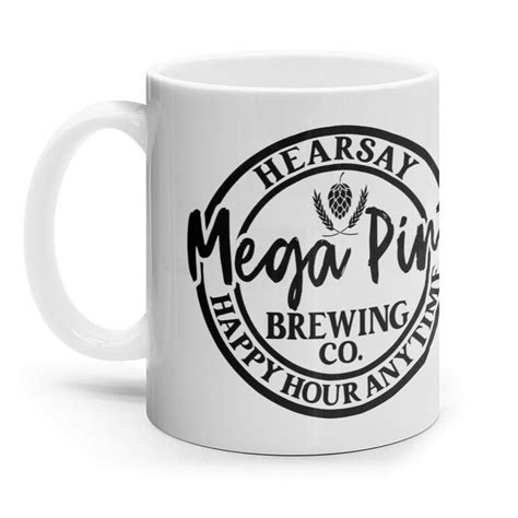 Johnny Depp Hearsay Happy Hour Anytime Mug Joke Mug A Mega Pint