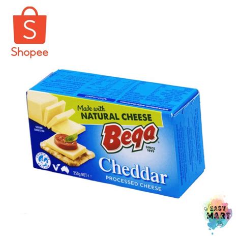 Beqa Cheddar Processed Cheesed Cheese 250g Shopee Malaysia