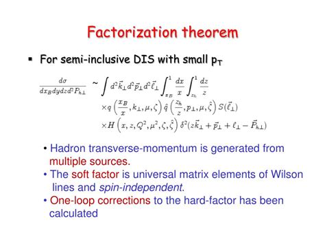 Ppt Single Transverse Spin Asymmetry And Qcd Factorization Powerpoint Presentation Id 3315016